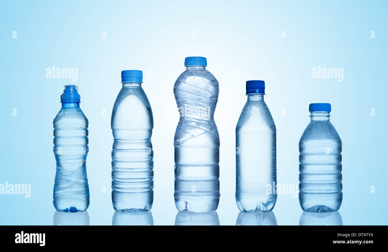 plastic water bottles Stock Photo - Alamy