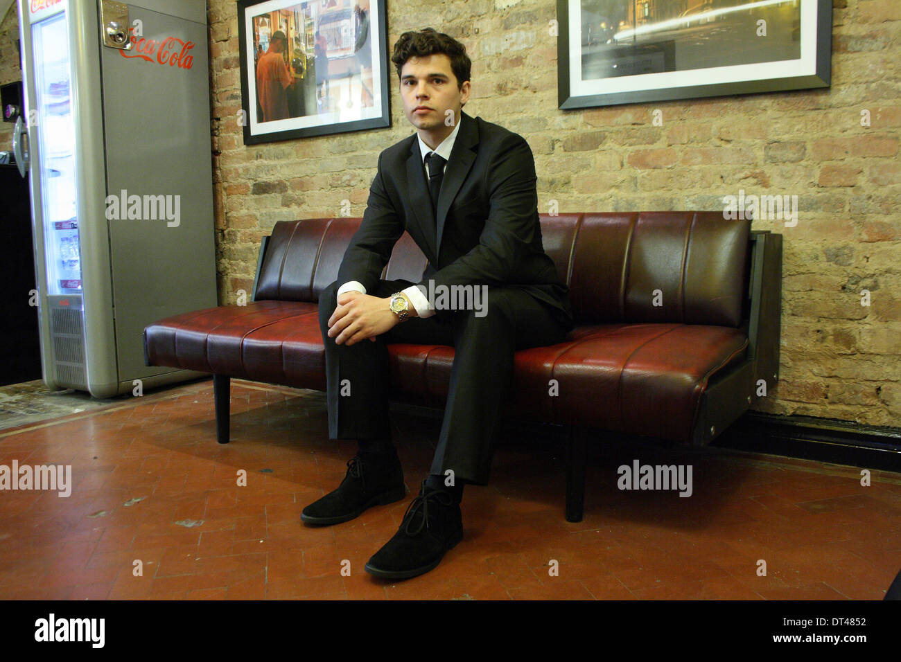 A male model in a suit Stock Photo - Alamy