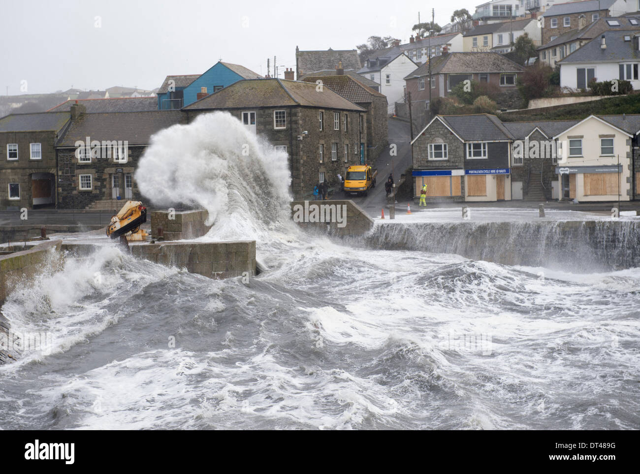 Huge spectacular waves and winds from the latest storm cause damage in ...