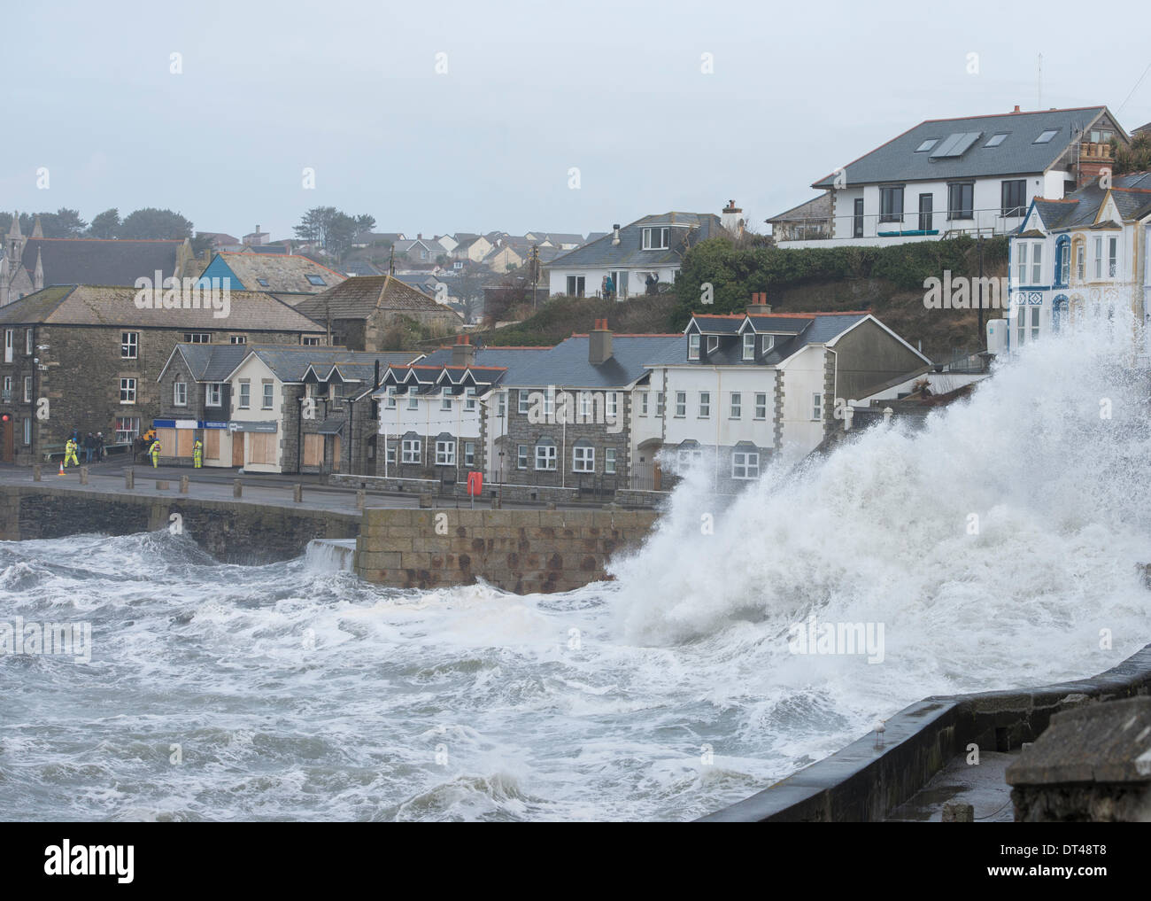 Huge spectacular waves and winds from the latest storm cause damage in ...