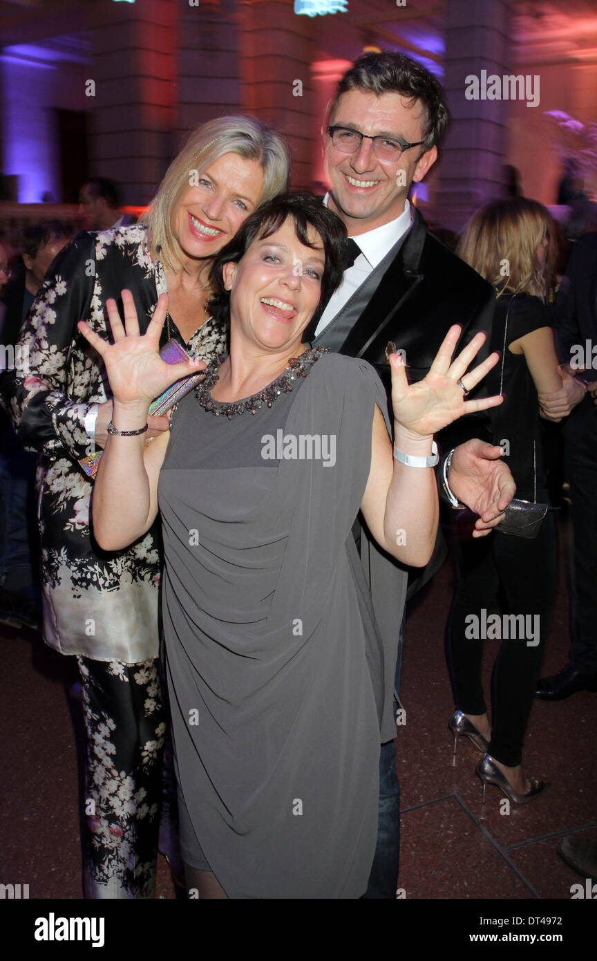 Susanne Sigl, Janina Hartwig, Hans Sigl attending the Blue Hour Party ...