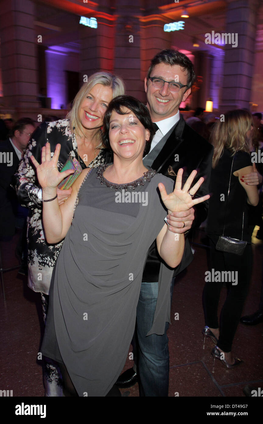 Susanne Sigl, Janina Hartwig, Hans Sigl attending the Blue Hour Party ...