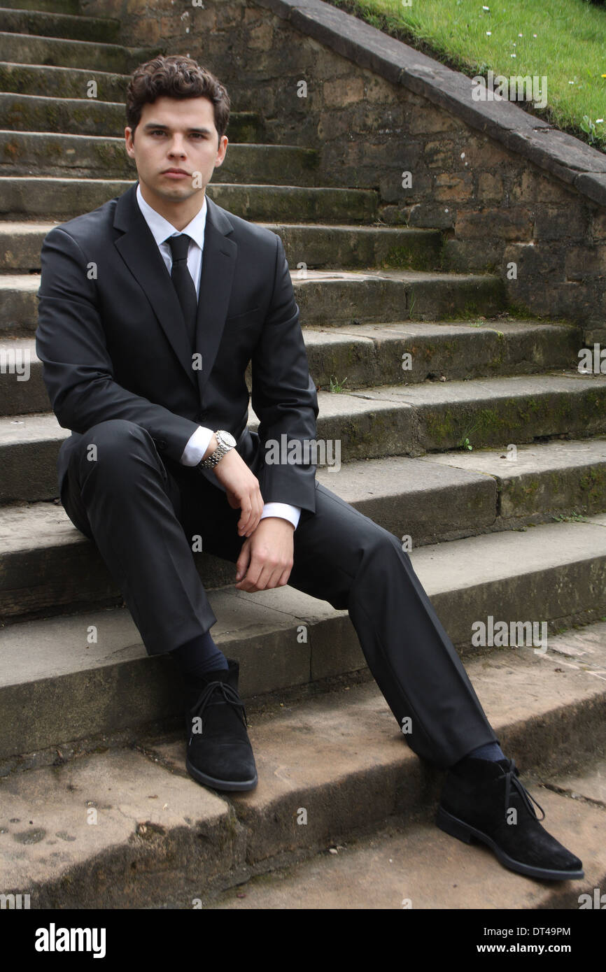 Male model suit hi-res stock photography and images - Alamy