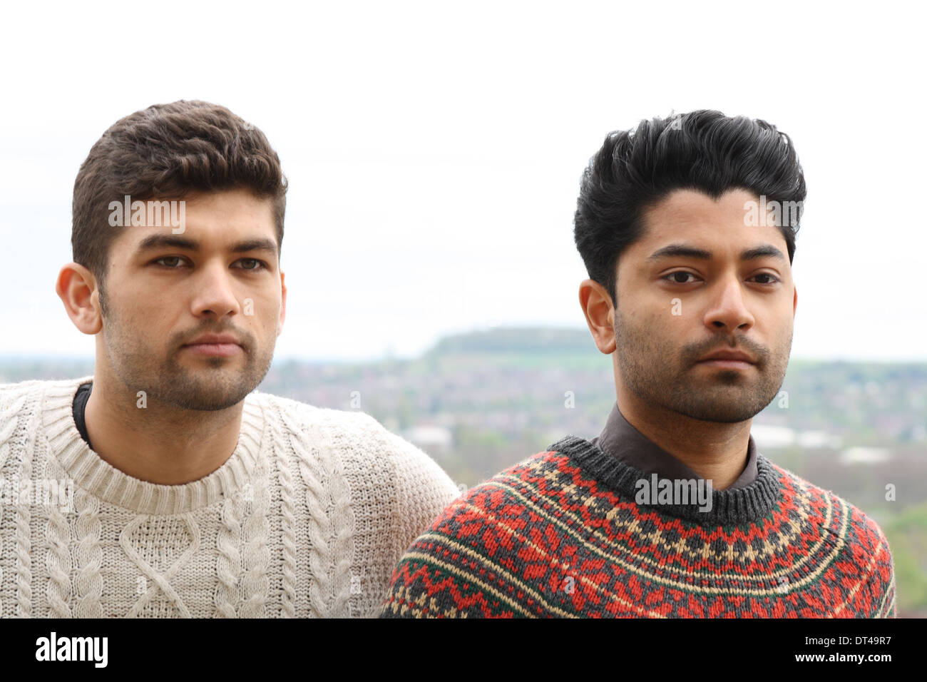 Two male models hi-res stock photography and images - Alamy