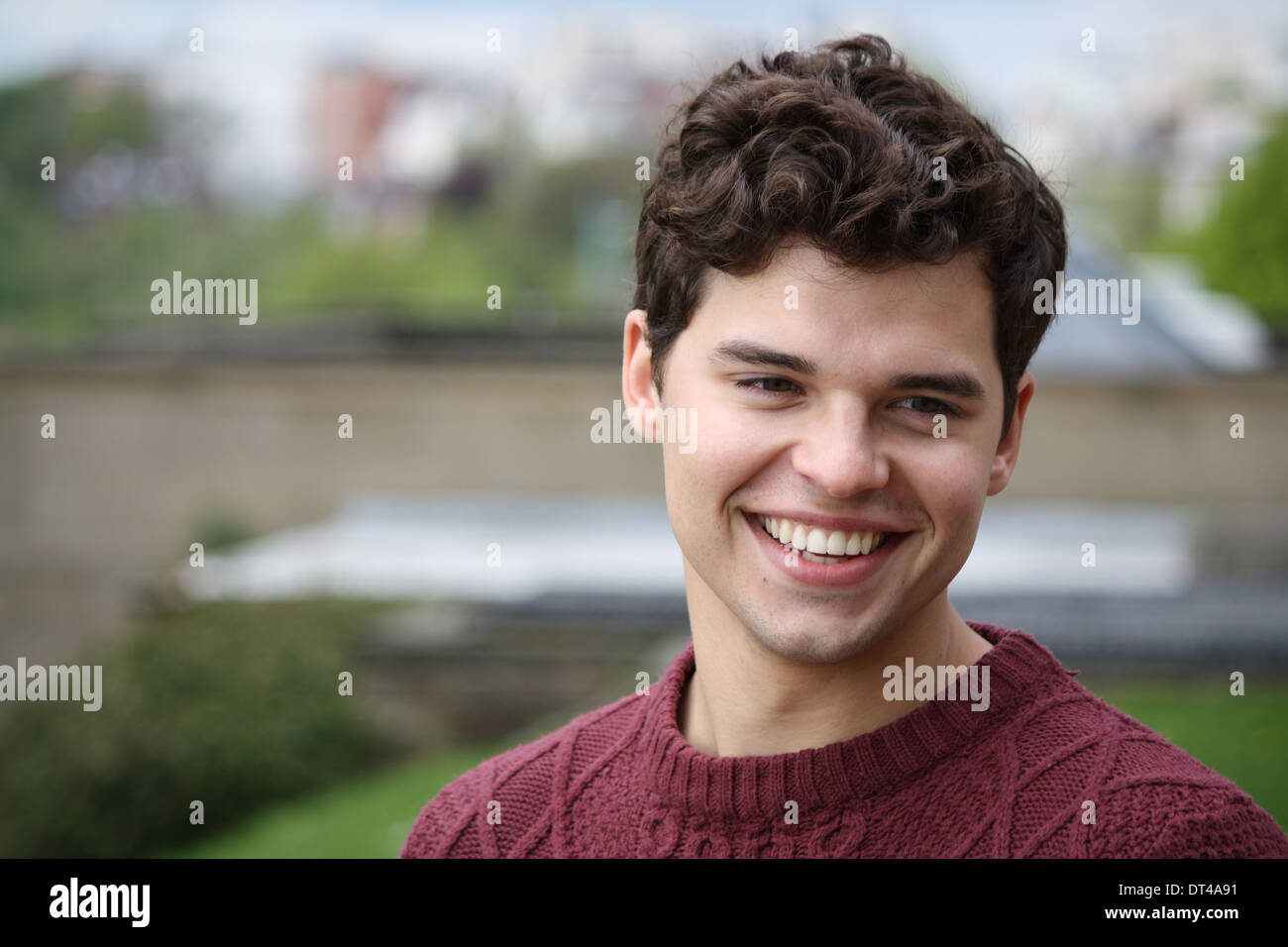 Handsome male model red hi-res stock photography and images - Alamy