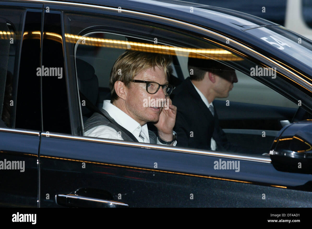 David Wenham arrives at Berlin Tegel Airport at the 64rd Berlin ...