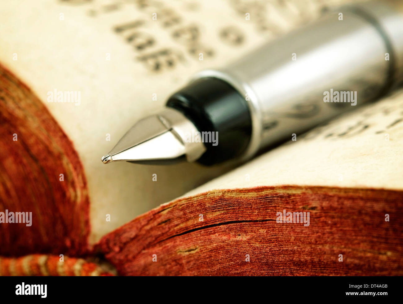 Old book spine hi-res stock photography and images - Alamy