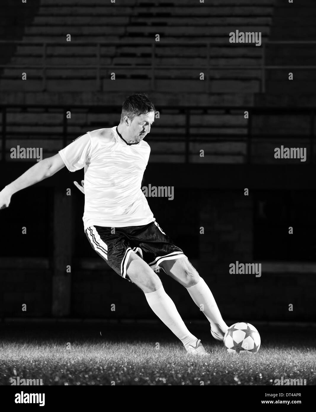 football player in action Stock Photo - Alamy