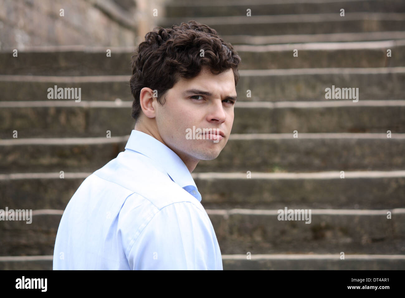 Back turned hi-res stock photography and images - Alamy