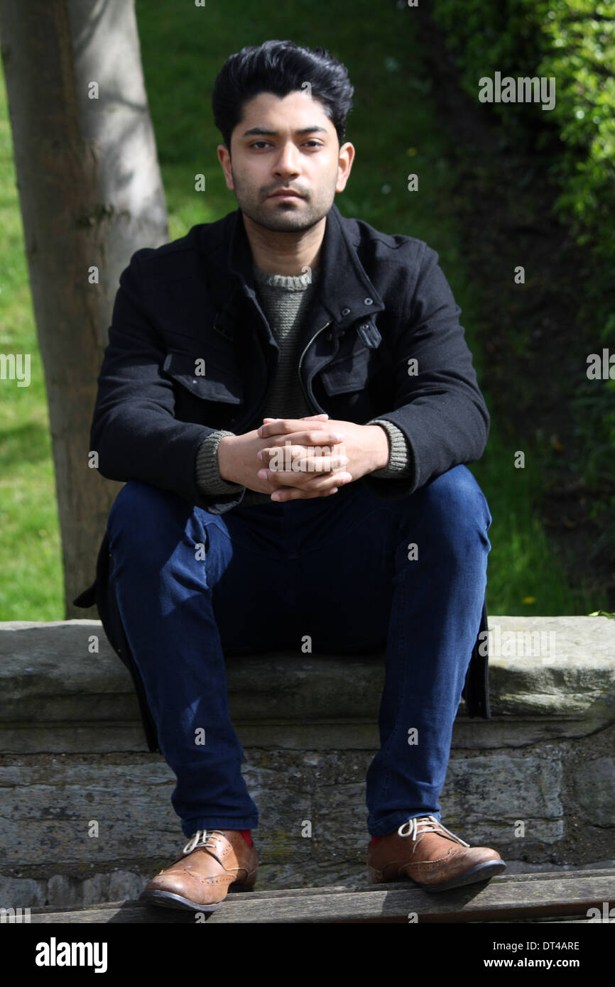 A male model looking forward Stock Photo - Alamy