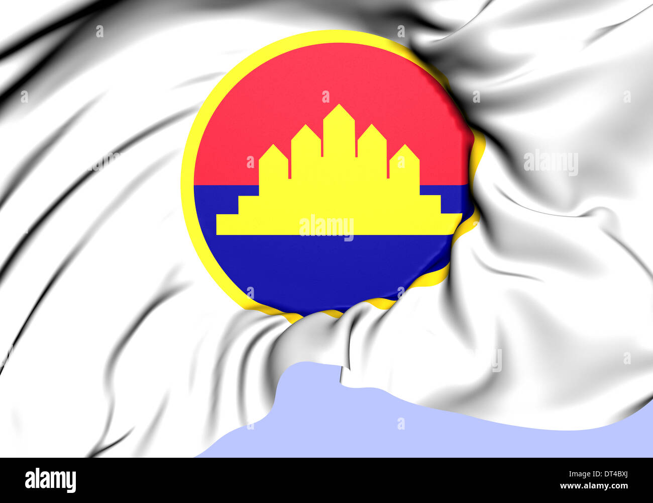 Aircraft Fin Flash Used by Cambodia from 1989 to 1994. Close Up Stock ...