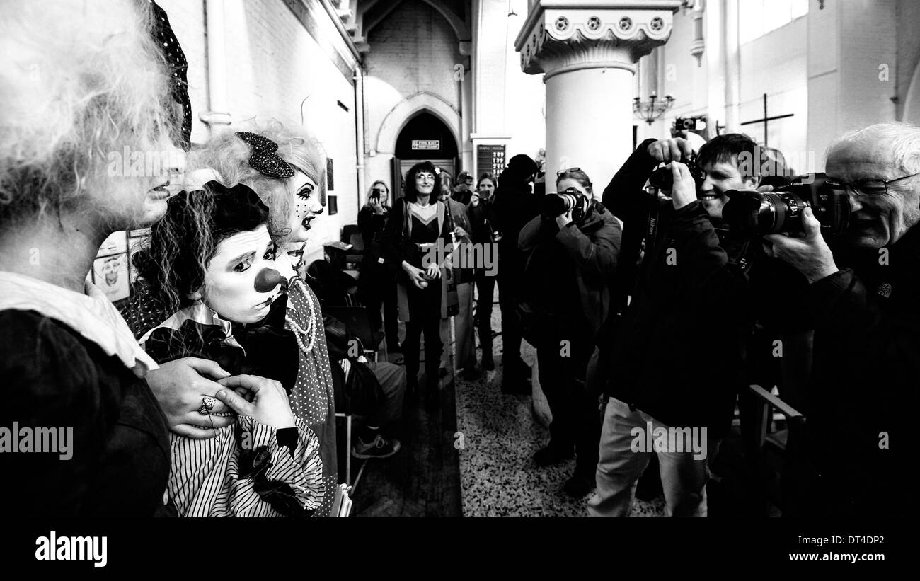 Modern clown Black and White Stock Photos & Images - Alamy