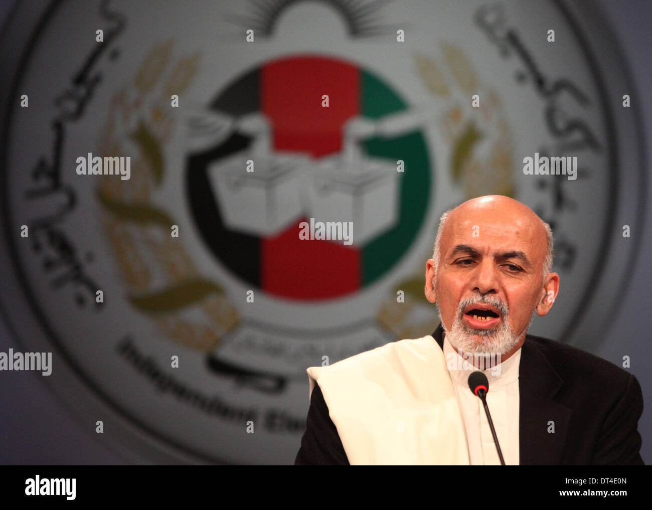 Kabul, Kabul. 8th Feb, 2014. Presidential candidate Ashraf Ghani ...