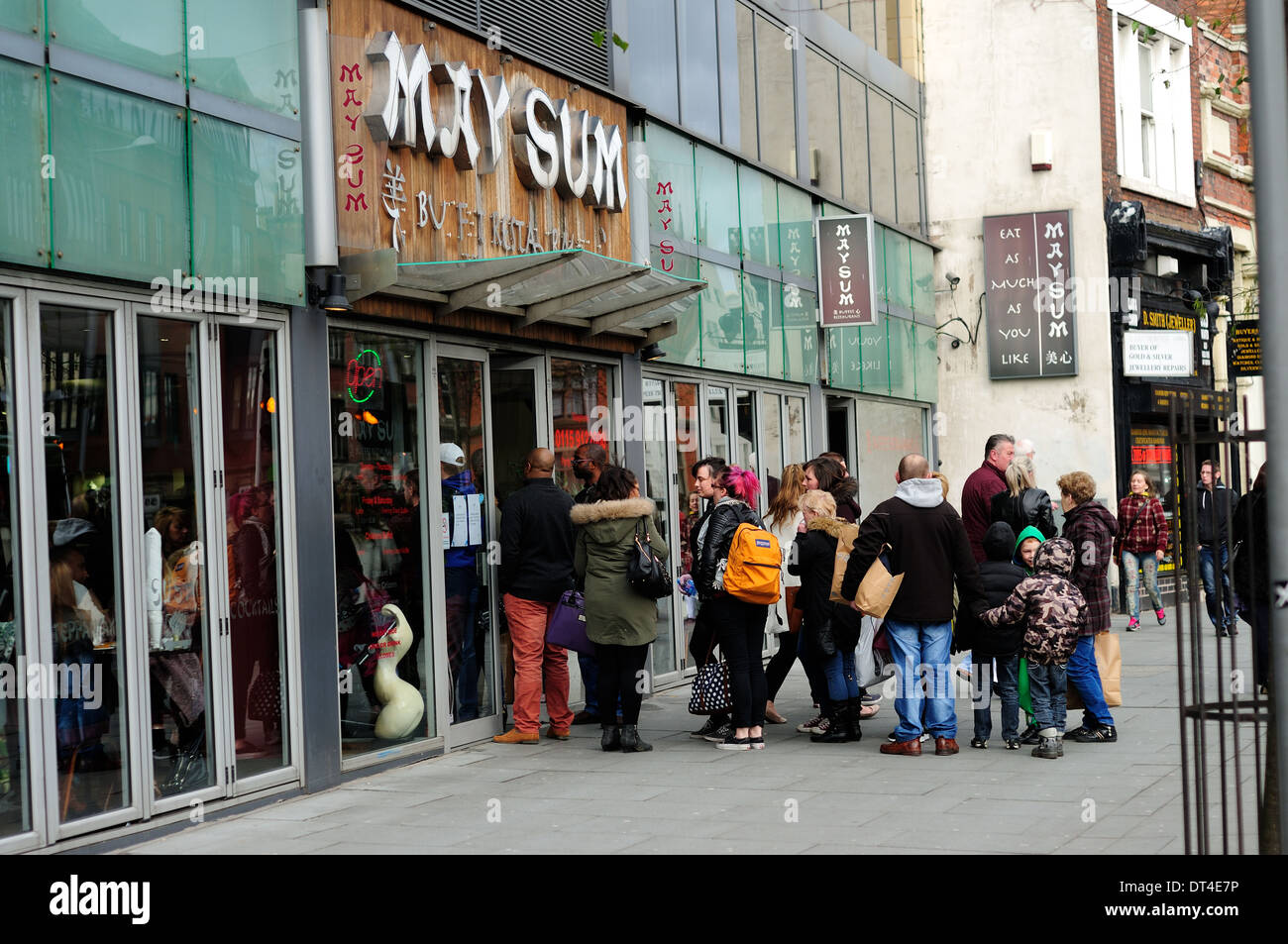 May Sum Buffet Restaurant ,Nottingham,UK Stock Photo - Alamy