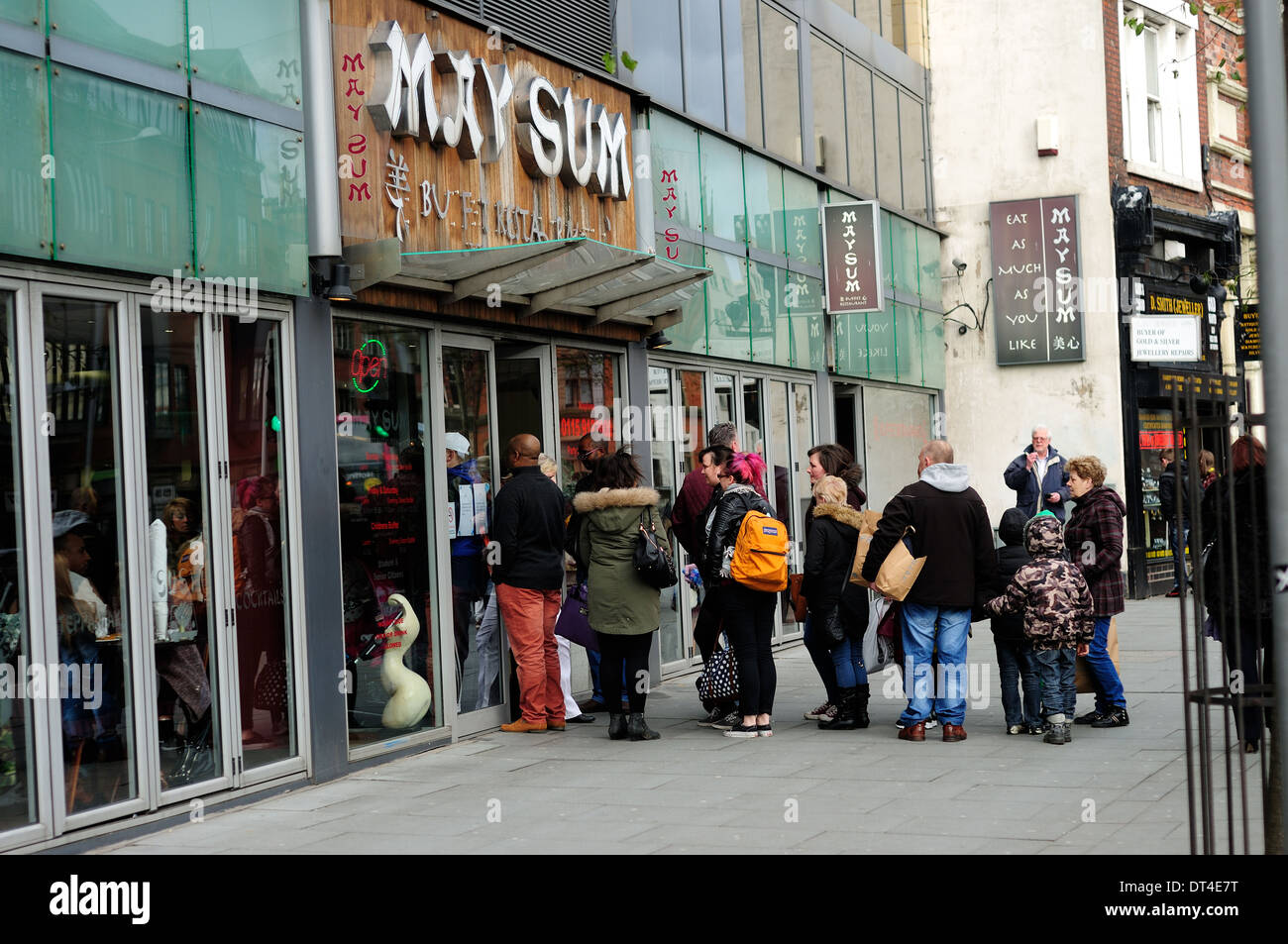 May Sum Buffet Restaurant ,Nottingham,UK Stock Photo - Alamy