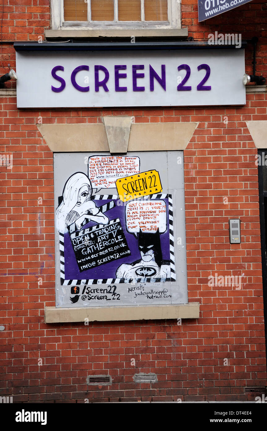 Screen 22 Cinema,Lace Market Nottingham,UK Stock Photo - Alamy