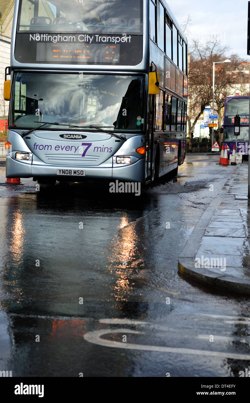 Nottingham City Transport Bus Stock Photo - Alamy