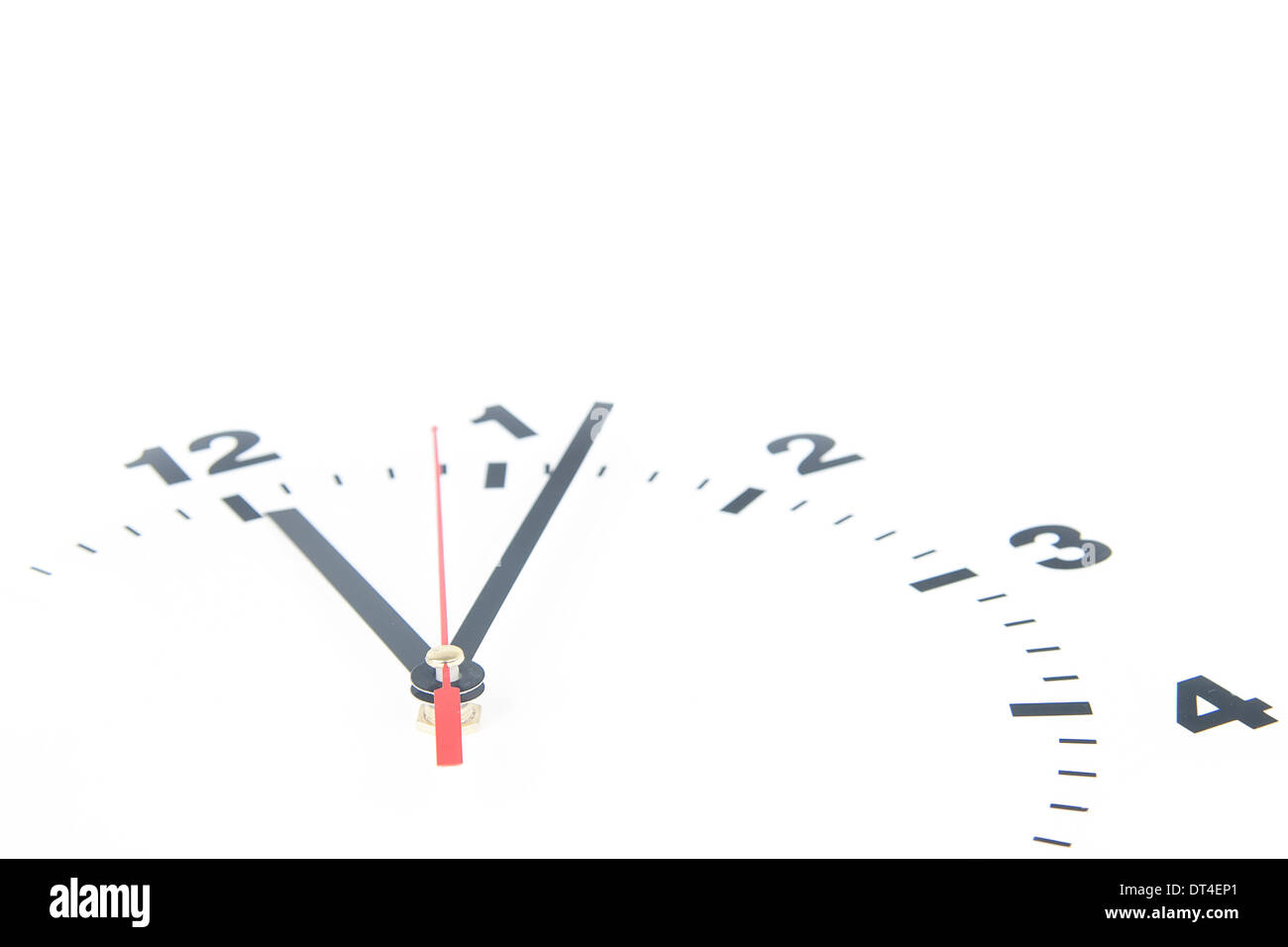 Dial of the clock isolated on white background Stock Photo - Alamy