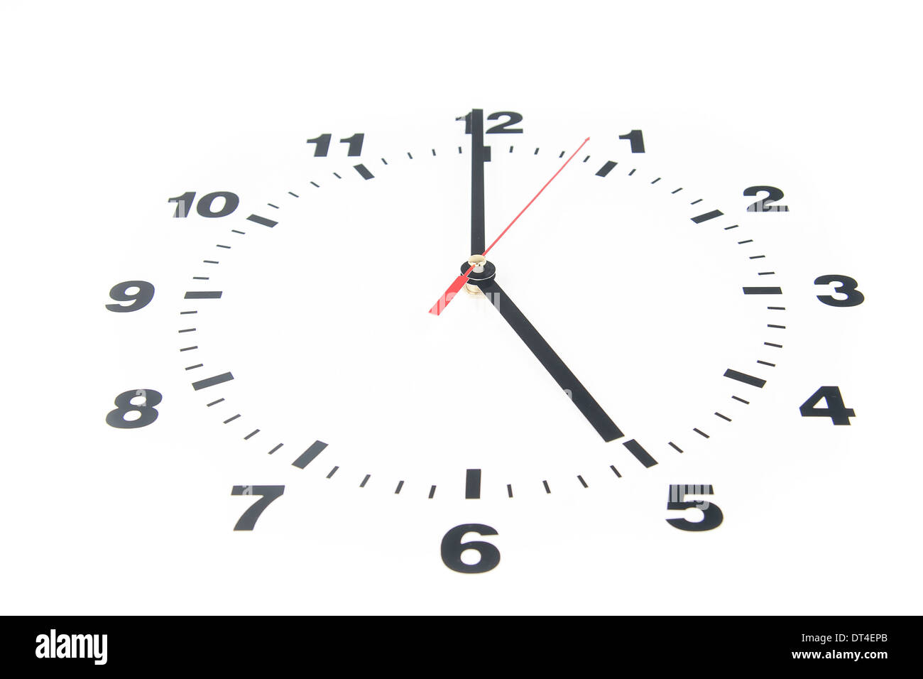 Dial of the clock isolated on white background Stock Photo - Alamy