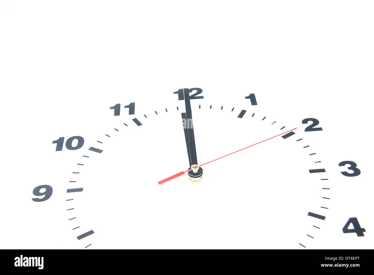 Dial of the clock isolated on white background Stock Photo - Alamy