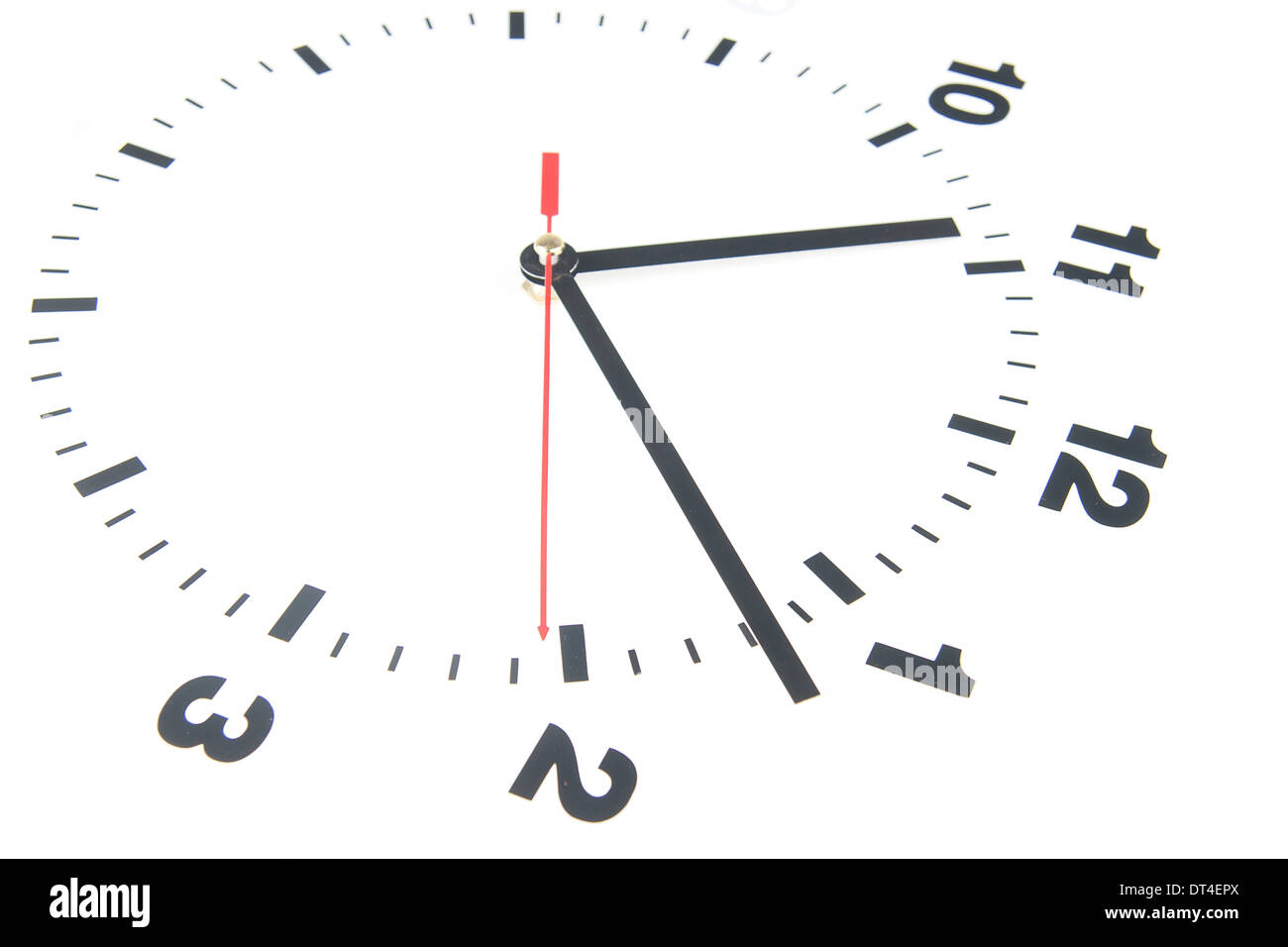 Dial of the clock isolated on white background Stock Photo - Alamy