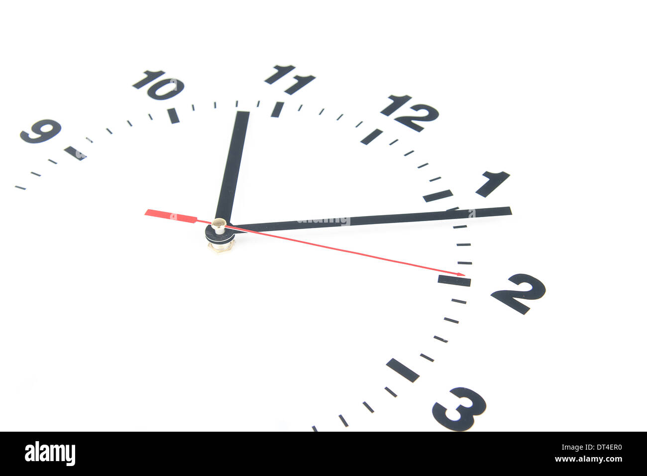 Dial of the clock isolated on white background Stock Photo - Alamy