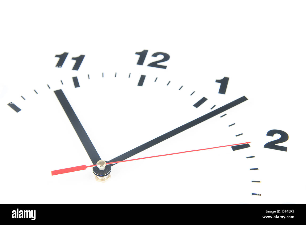 Dial of the clock isolated on white background Stock Photo - Alamy