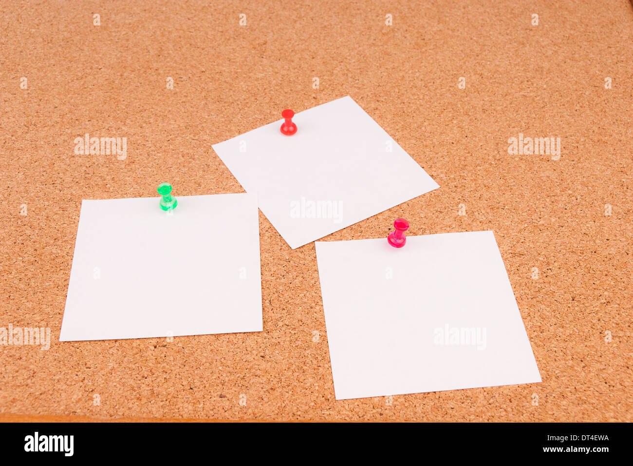 Office Cork Board for notes Stock Photo - Alamy