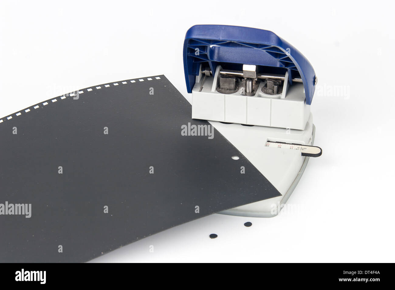 Office Puncher Unit isolated on white background Stock Photo - Alamy