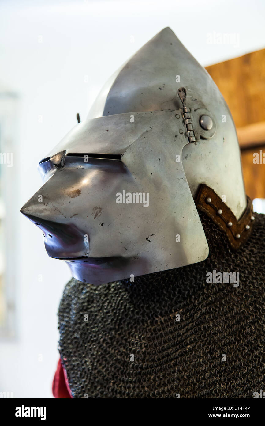 Tuscany, Italy. Detail of an original Medieval armour Stock Photo - Alamy