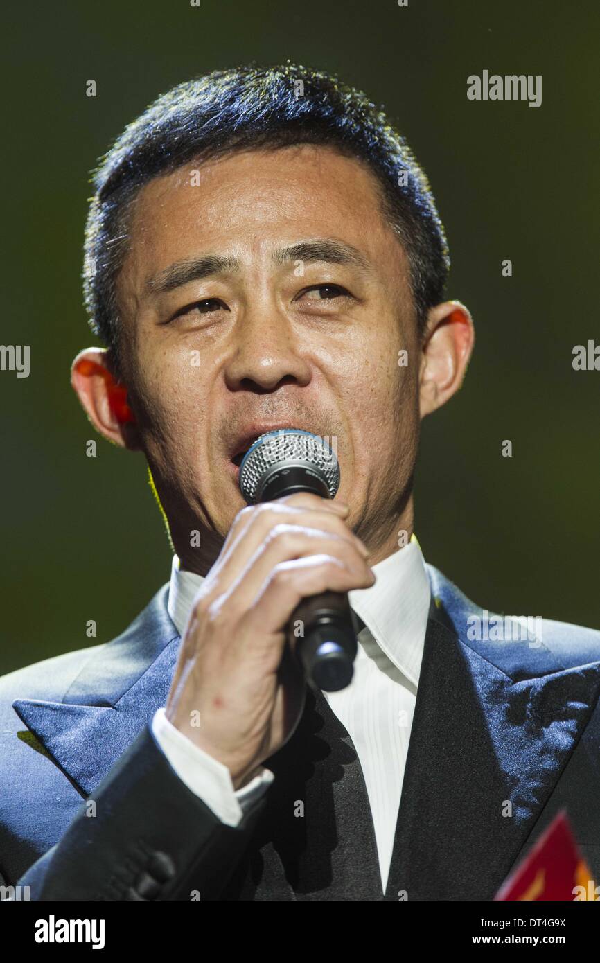 Los Angeles, California, USA. 7th Feb, 2014. Chinese actor Hou Yong ...