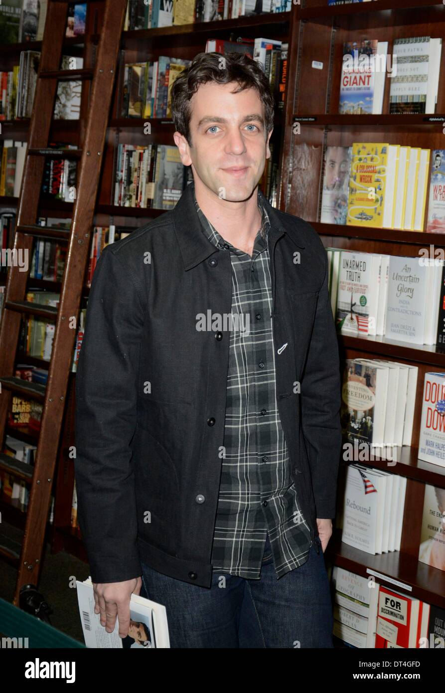 New York, NY, USA. 7th Feb, 2014. B.J. Novak at in-store appearance for ...