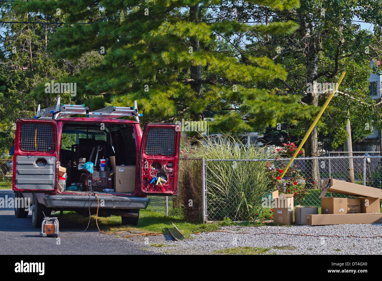 Van doors close up hi-res stock photography and images - Alamy