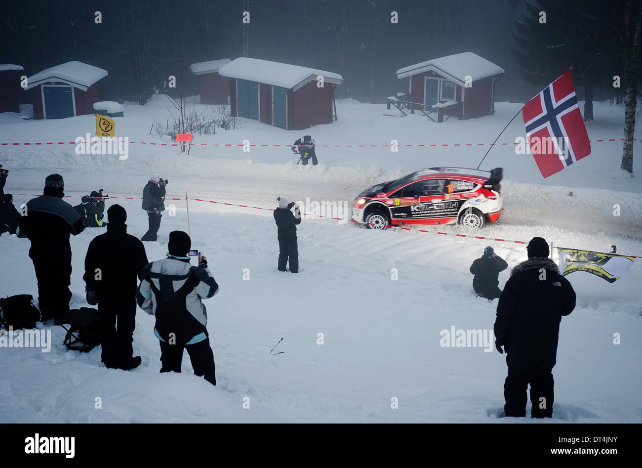 07.02.2014. World Rally Championships Rally of Sweden. Craig Breen (IRL ...