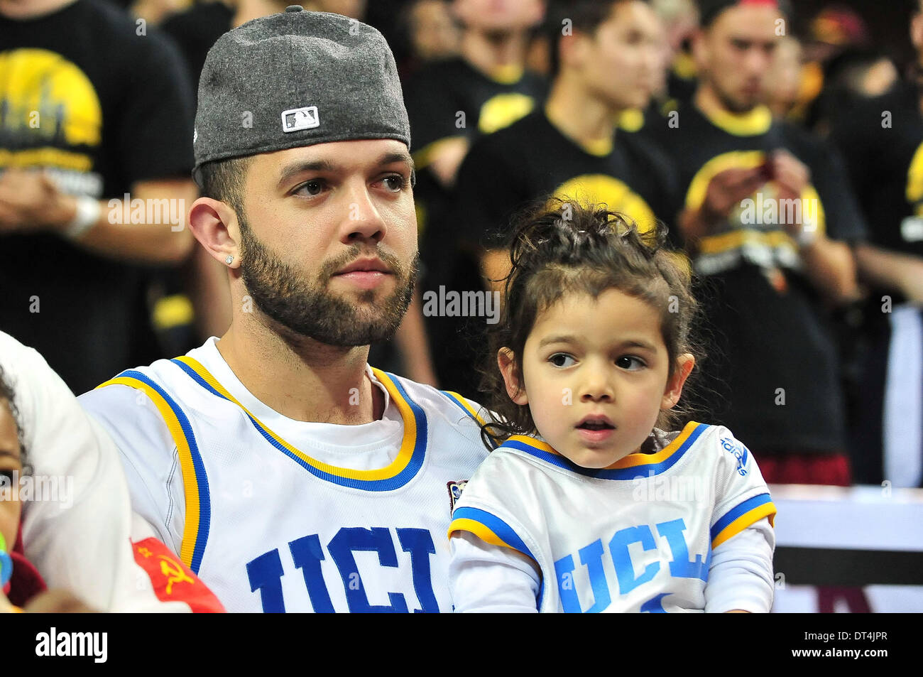 Los Angeles, CA, USA. 8th Feb, 2014. Former UCLA Bruins Jordan Farmer ...