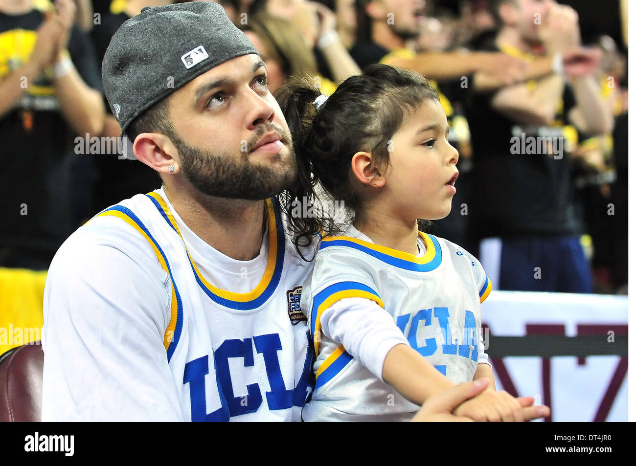 Los Angeles, CA, USA. 8th Feb, 2014. Former UCLA Bruins Jordan Farmer ...
