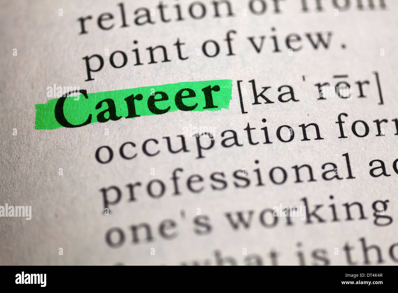 Career information hi-res stock photography and images - Alamy