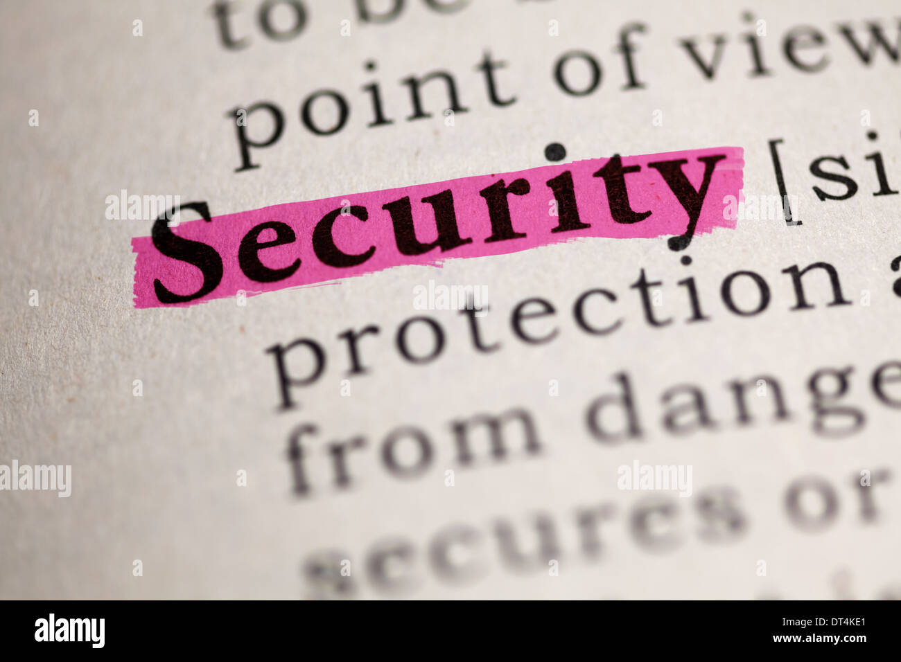 Security word hi-res stock photography and images - Alamy