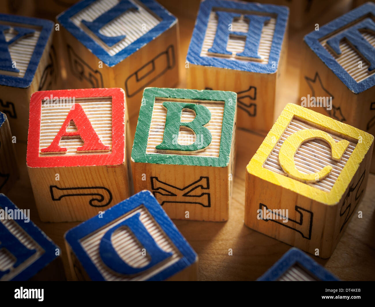 Abc blocks hi-res stock photography and images - Alamy
