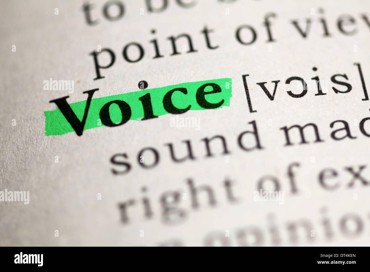 Voice word hi-res stock photography and images - Alamy