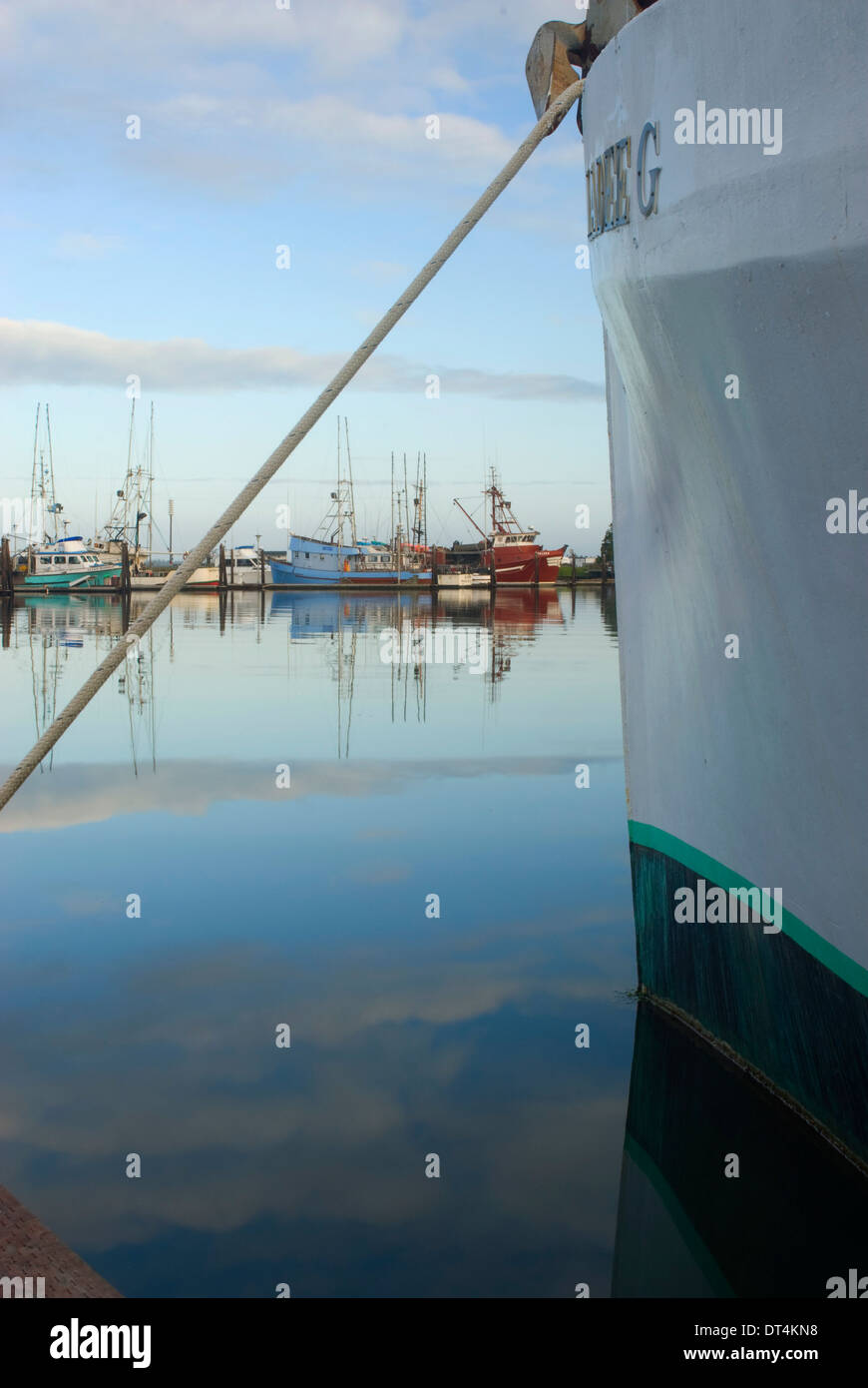 Salmon Harbor, Winchester Bay, Oregon Stock Photo - Alamy