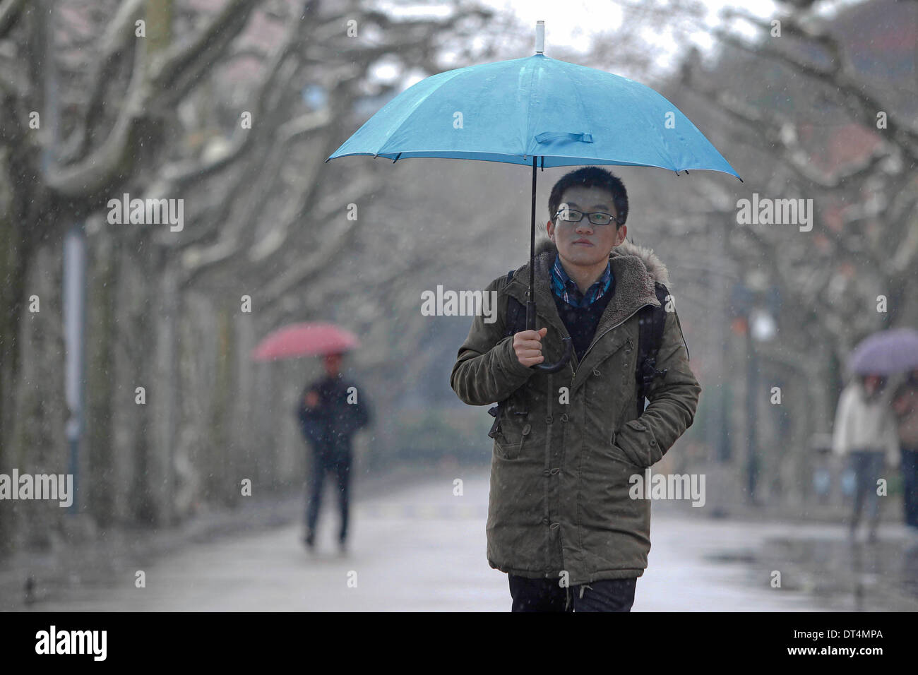 Snowfall in shanghai hi-res stock photography and images - Alamy