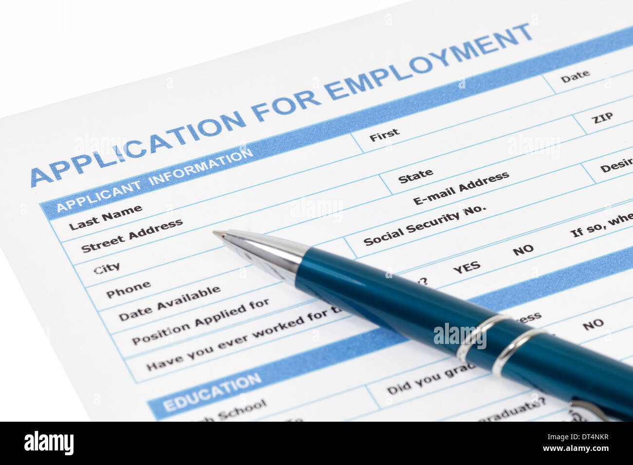 Form interview hi-res stock photography and images - Alamy