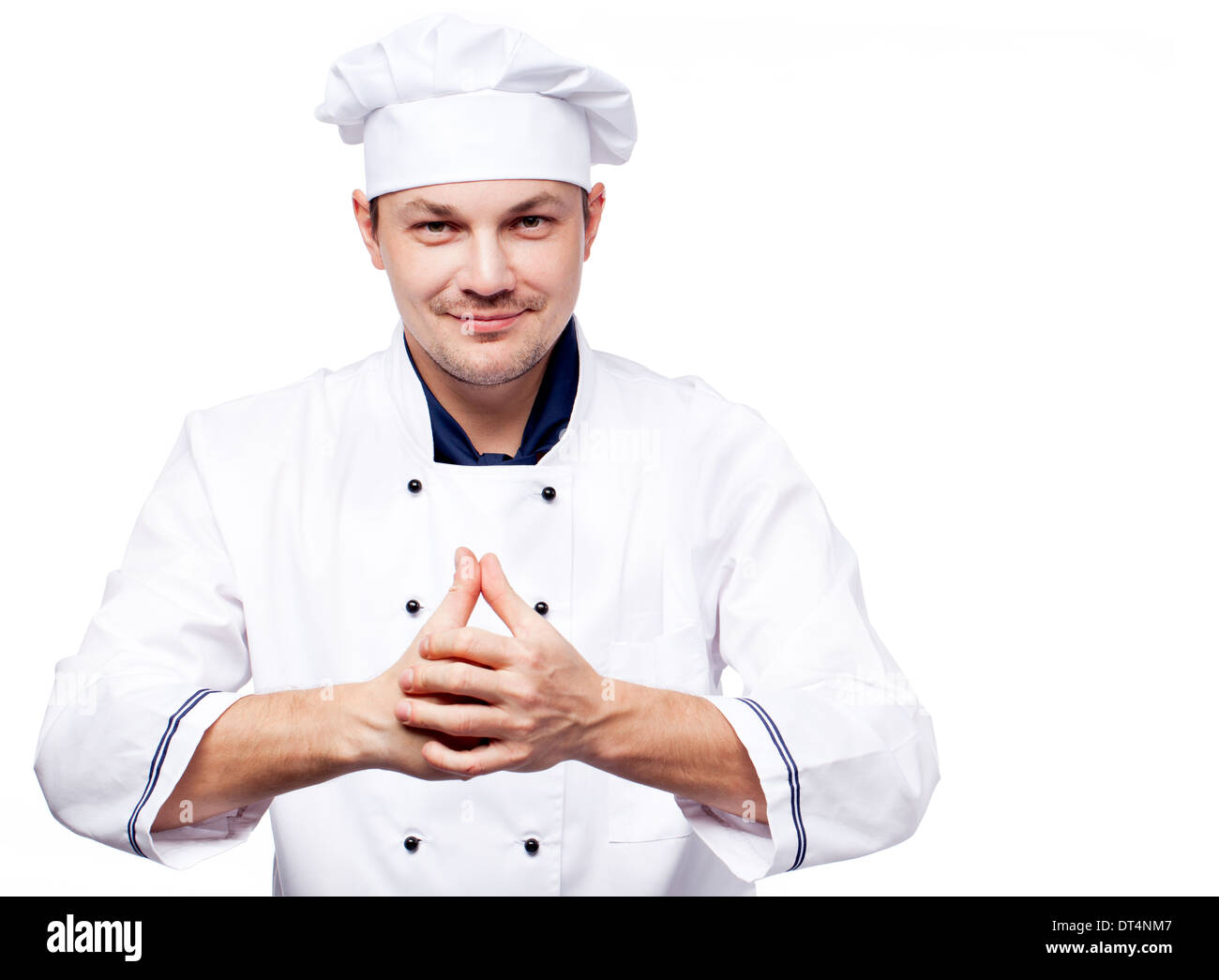 man chef uniform isolated on white background Stock Photo - Alamy