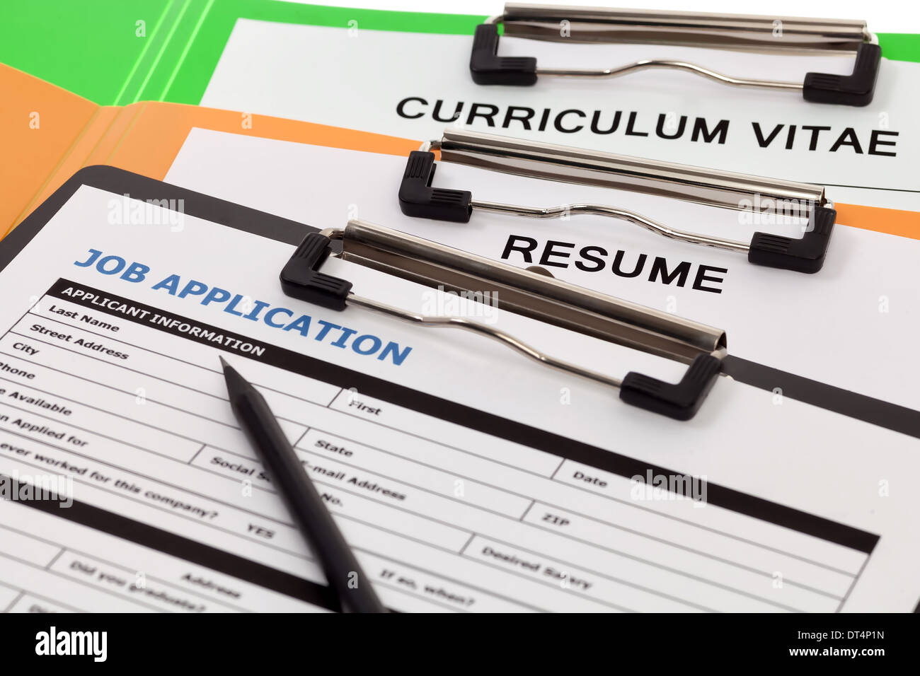 Employment application hi-res stock photography and images - Alamy