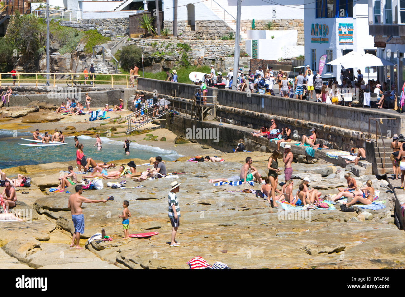 Fairy Bower is an area between Shelly and Manly beaches, people crowd ...