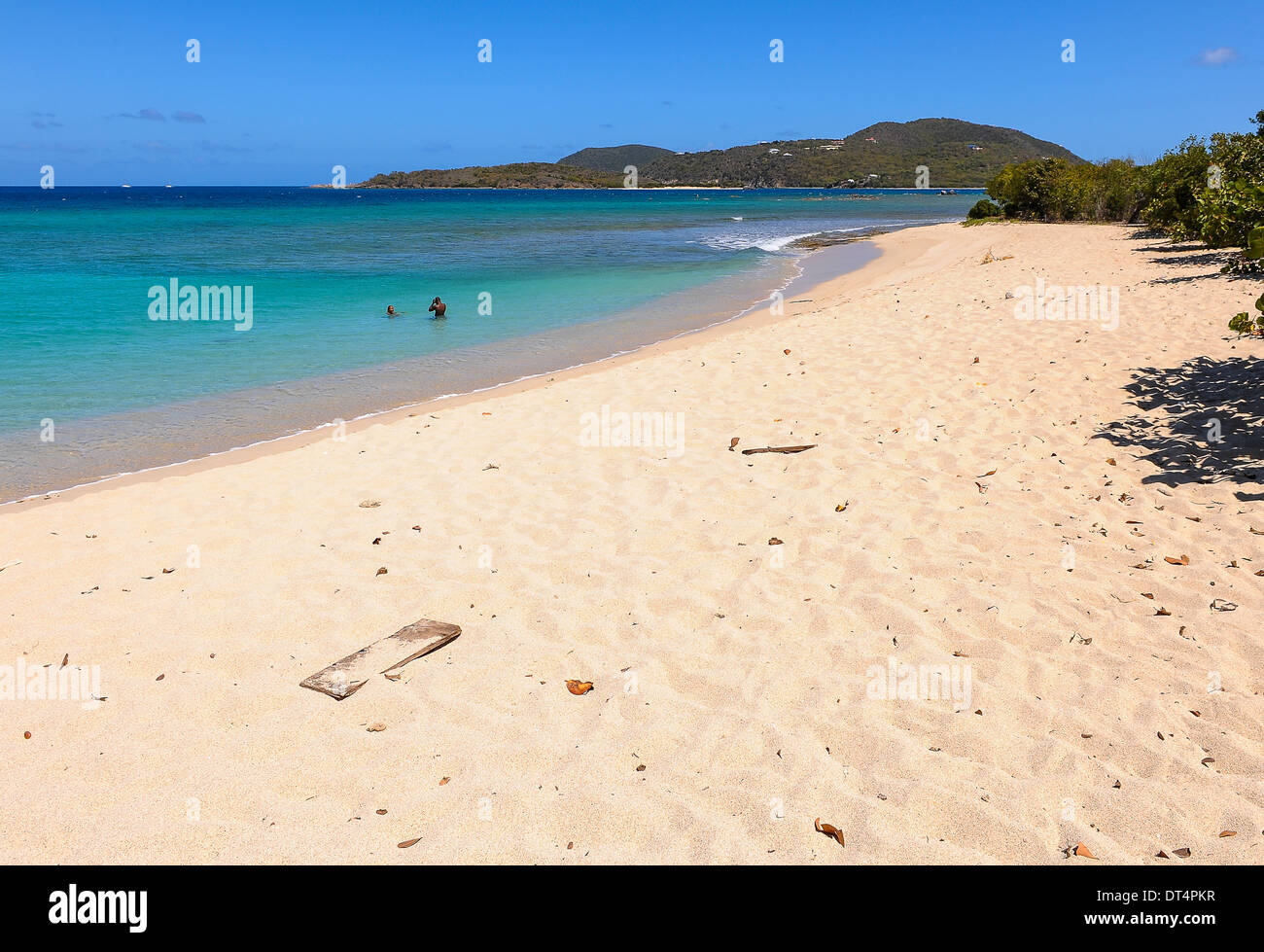 A beach scene on Tortola, British Virgin Islands, Caribbean Stock Photo ...