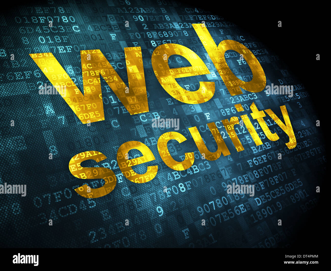 SEO web development concept: Web Security on digital background Stock Photo - Alamy