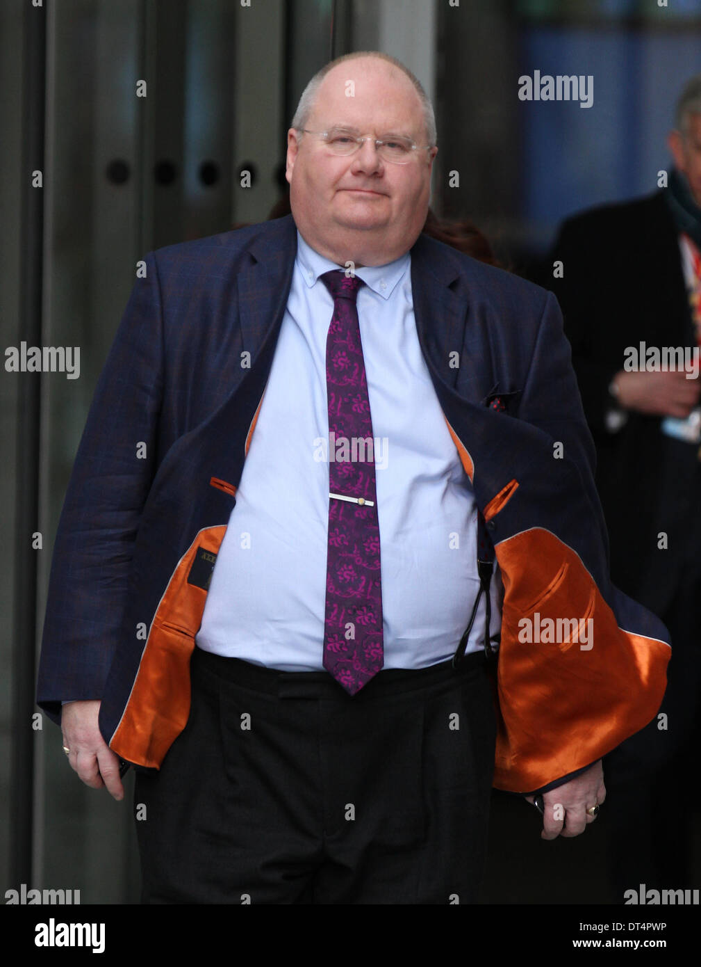 London, UK, 9th February 2014. Eric Pickles MP, Secretary of State for ...