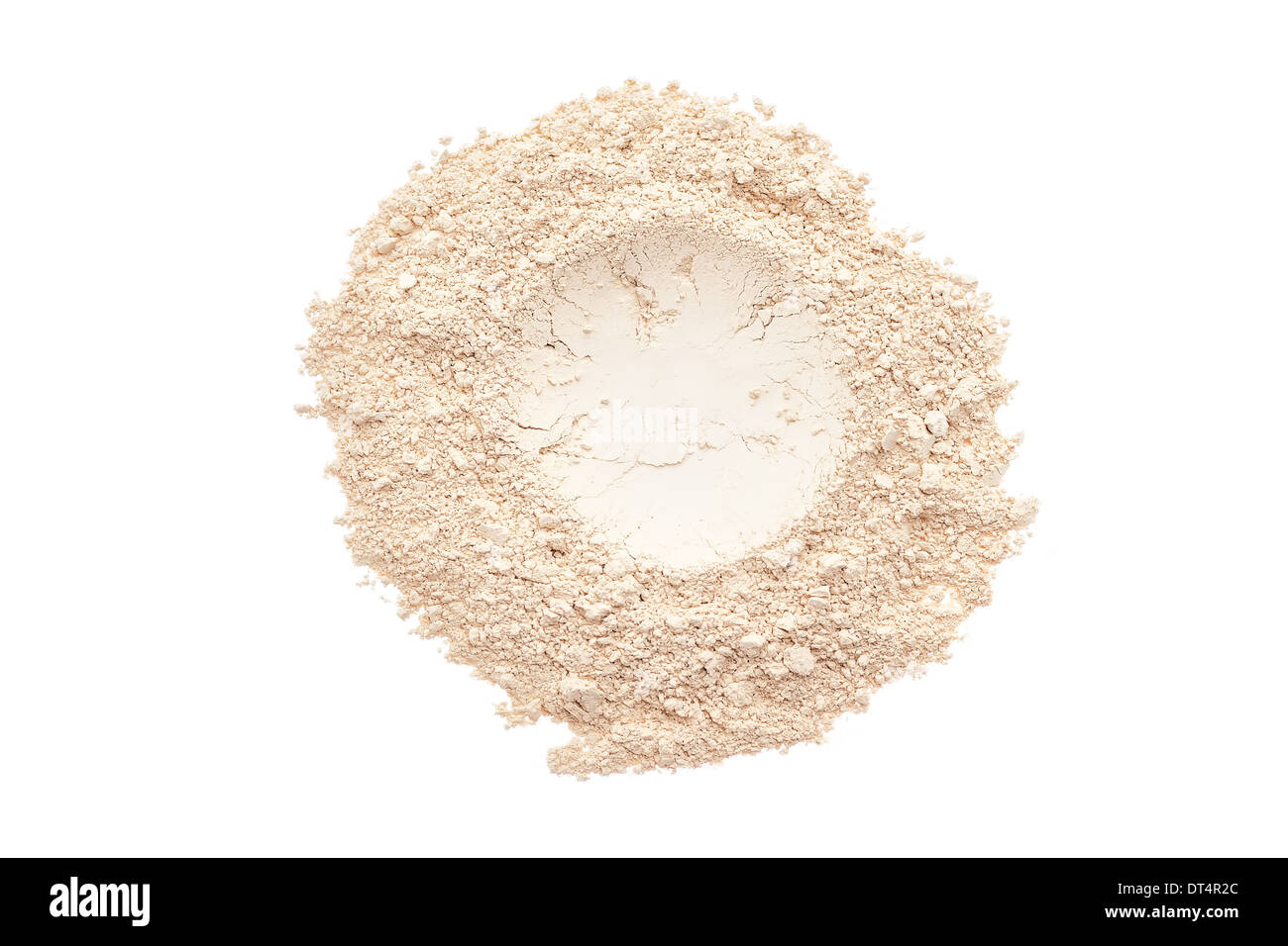 Make up powder isolated on white background Stock Photo - Alamy